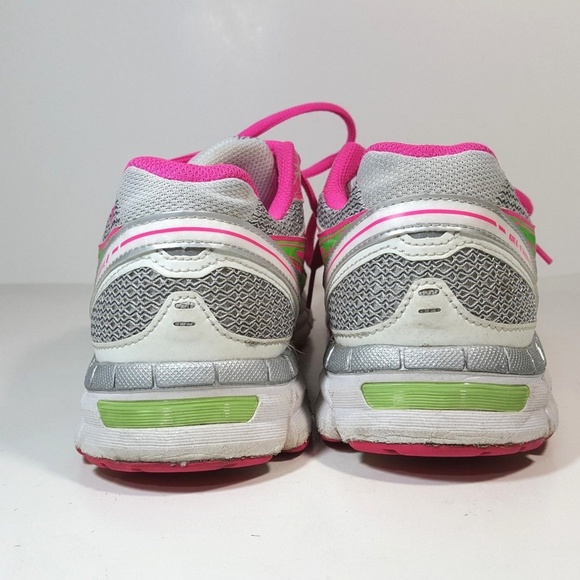 Asics | Shoes | Asics Gelexcite 2 Womens Running Shoes White Pin | Poshmark